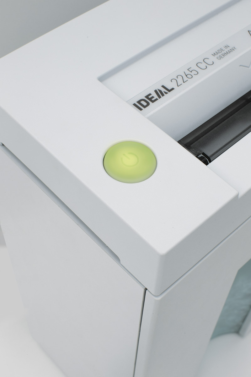 IDEAL 2265 CC - 3 x 25 mm – paper shredder | Deskside | Paper shredders ...