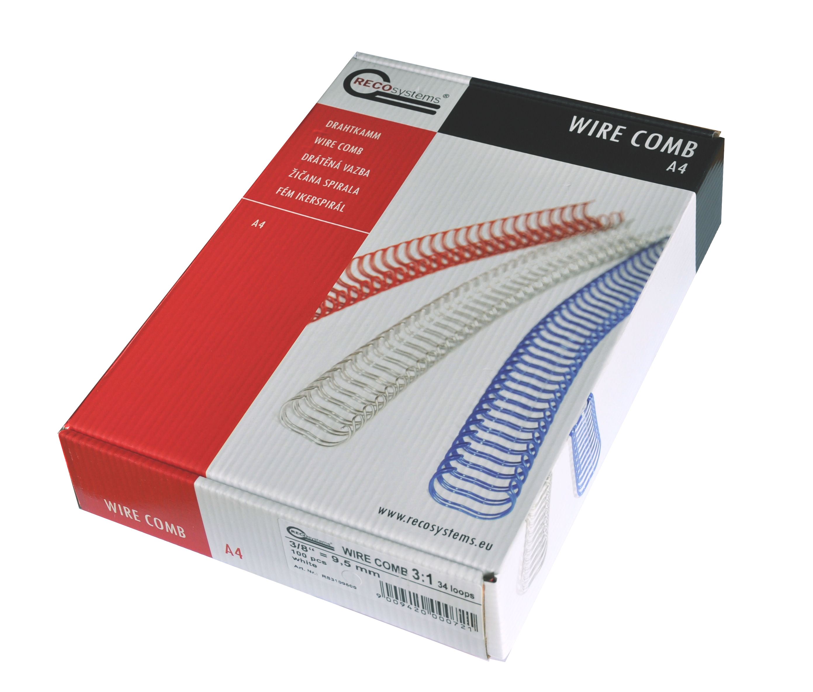 Wire comb, A4 3:1, (34 loops) | Wire comb elements A4 | Binding ...